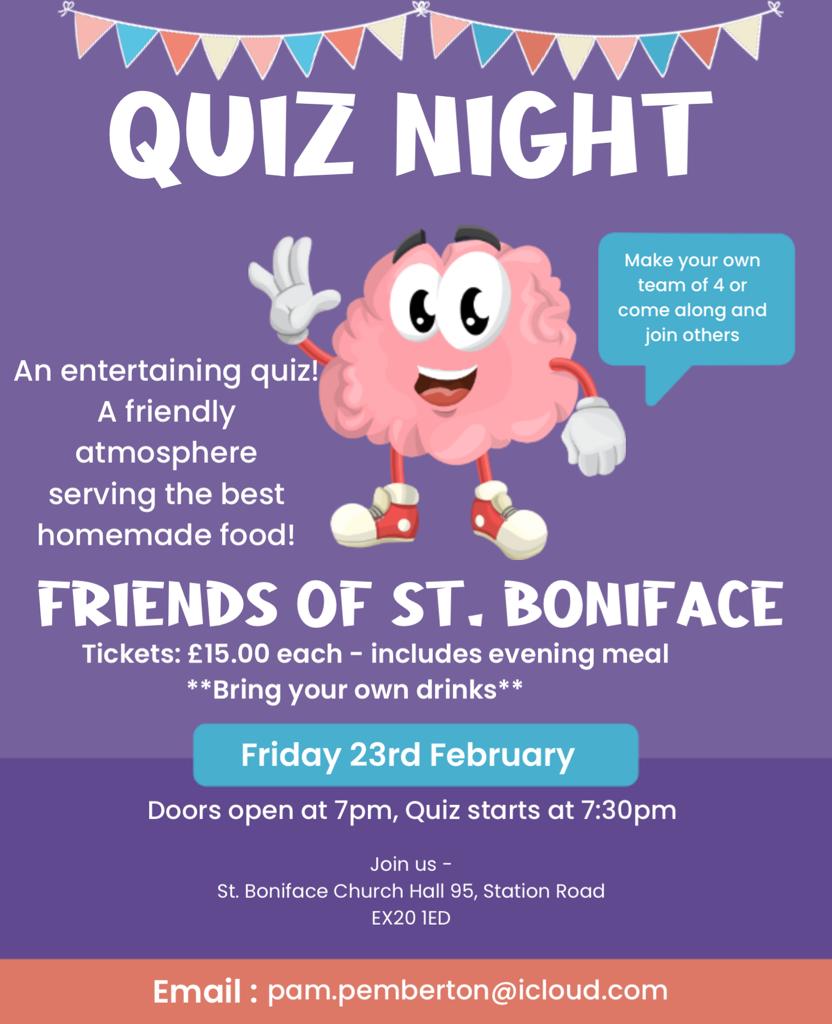 St Boniface Church | QUIZ NIGHT