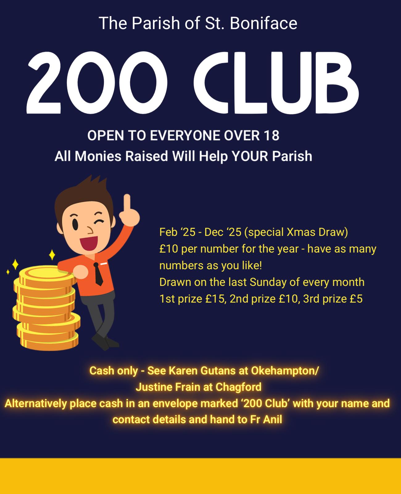 St Boniface Church | 200 Club